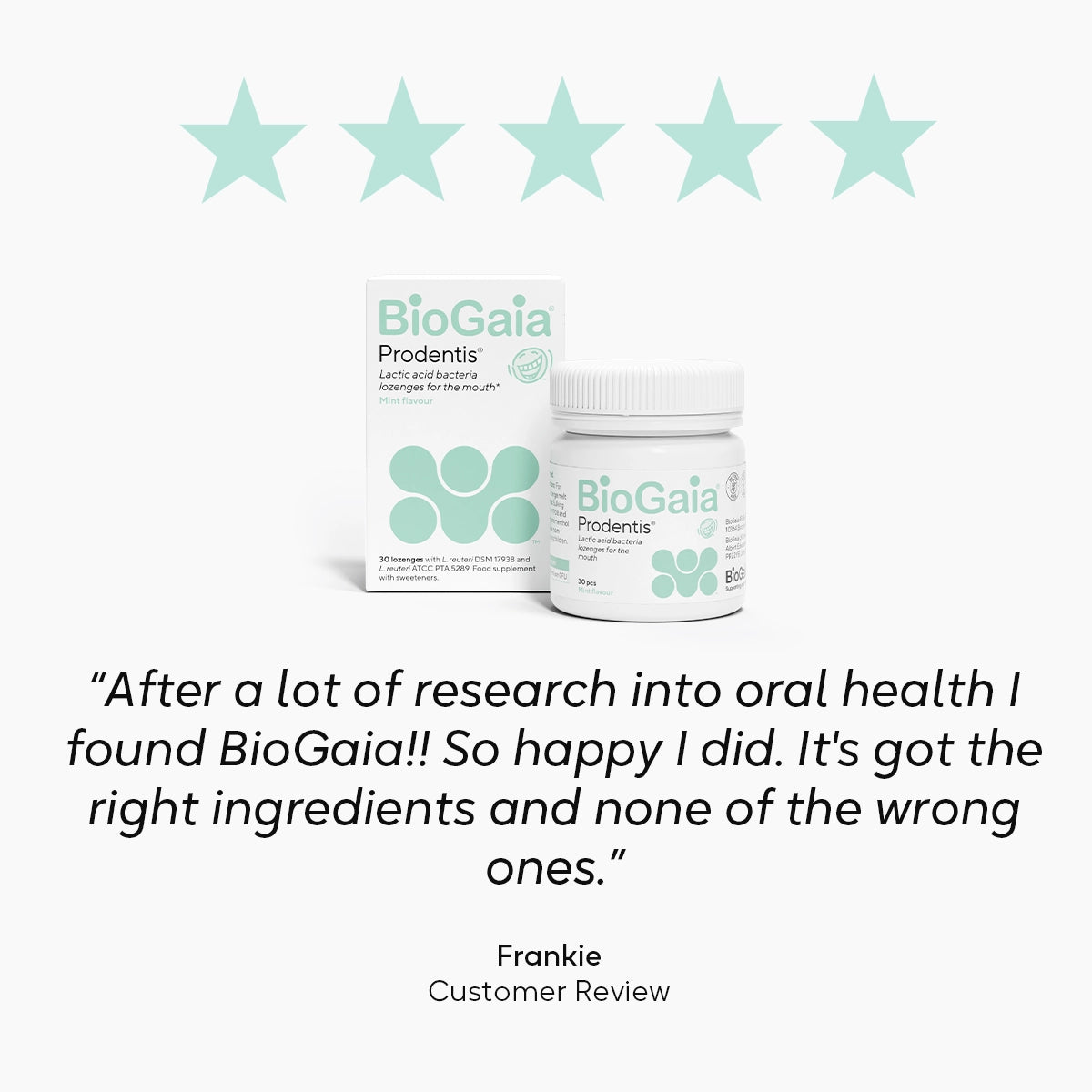 Prodentis: Oral Probiotics - for oral health | BioGaia UK